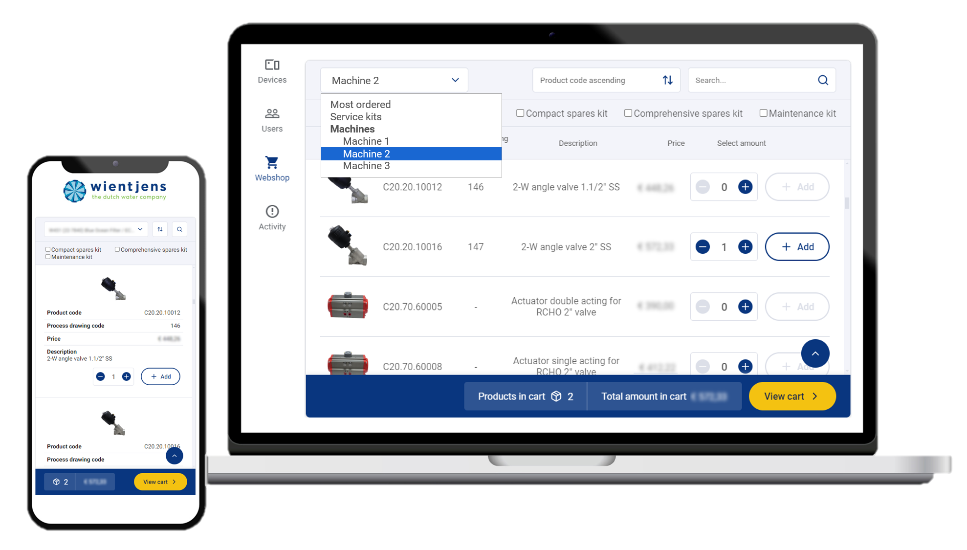 How Wientjens uses its spare parts webshop to boost customer relations